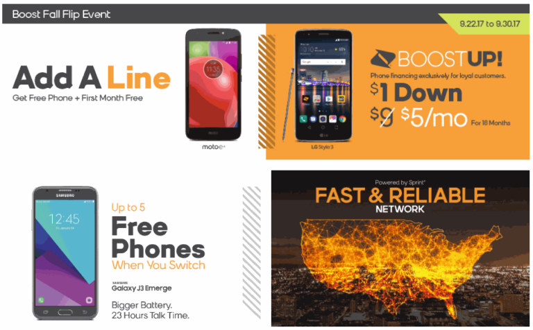 Get A Free Moto E4 And Free Month Of Service From Boost Mobile When You ...